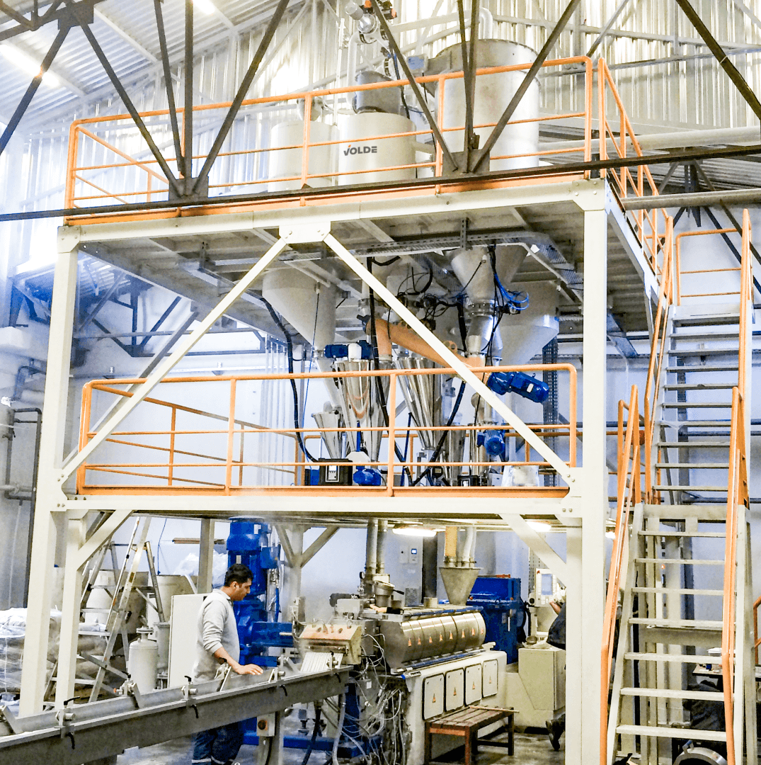 HFFR Compound Line | Extruder Feeding Systems | VOLDE